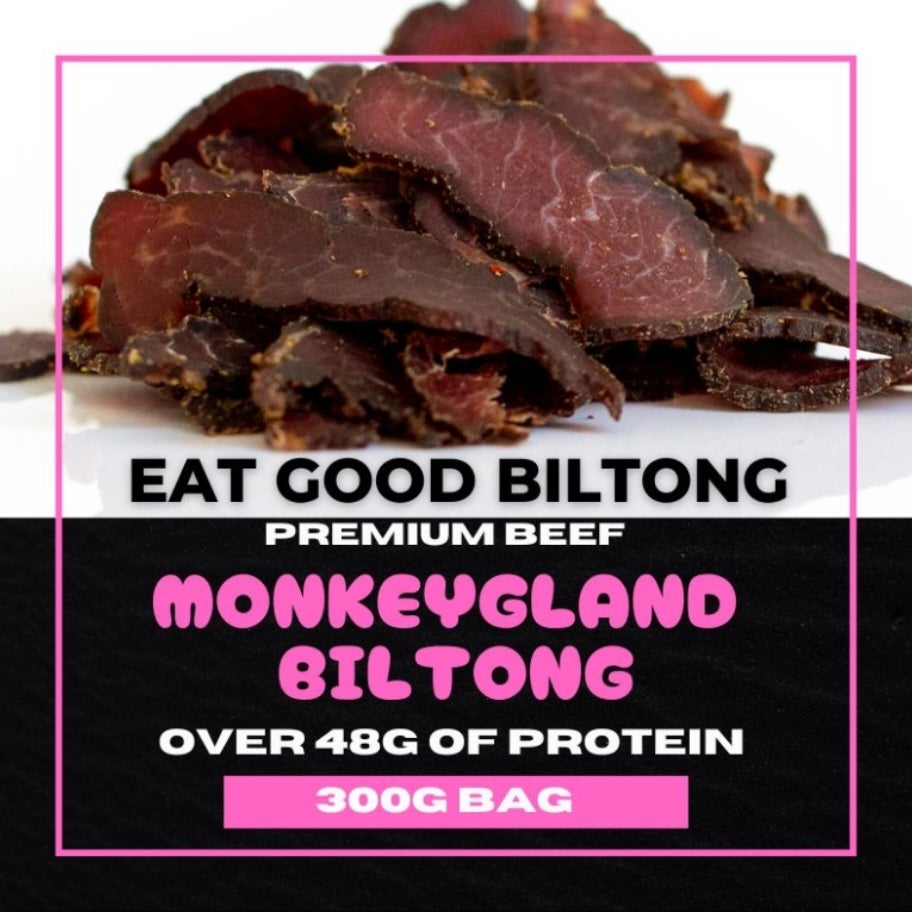 Monkey Gland Biltong 300g Bag | Tara's Biltong Limited