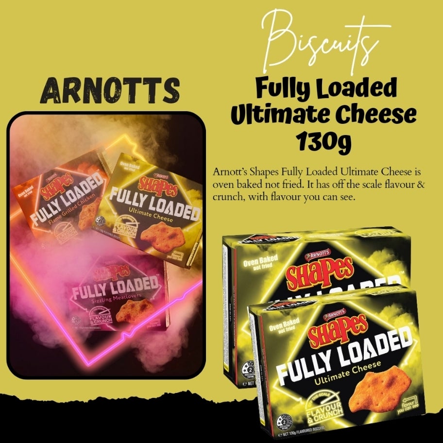 Arnotts Shapes Ultimate Cheese Size: 130g | Tara's Biltong LTD