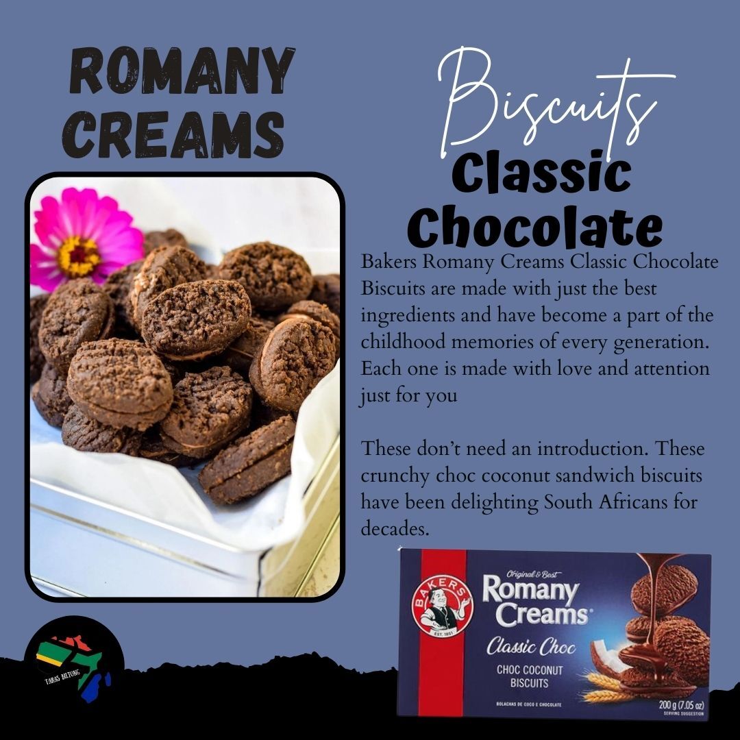 Bakers Romany Creams Original Size:200g | Tara's Biltong LTD